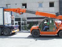 China 10 Ton Telescopic Wheel Loader For Marble Loading And Unloading At Factory for sale