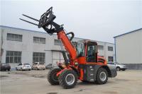 China Quick Coupling Telescopic Wheel Loader Tele Boom Forklift With Extendable Boom for sale