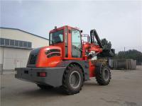 China Earth Moving Machines 4WD Forklift With Earth Auger Quick Coupling System for sale