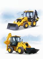 China 4 Wheel Drive Backhoe Loader2 Ton Load Original Japanese Cummins Engine for sale