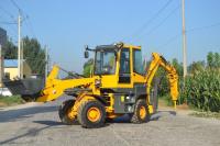 China 65KW Front End Shovel Loader Four Wheel Drive 0.2m3 Excavator Bucket for sale