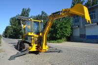 China 65KW Front End Shovel Loader Four Wheel Drive 0.2m3 Excavator Bucket for sale