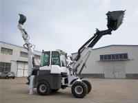 China Telescopic Backhoe Loader Dumping Height 5.2m Joystick Excavator And Loader for sale