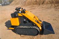 China Yellow Mini Skid Steer Loader With 4 In 1 Bucket Wenyang Machinery WY280 for sale