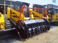 China CE SGS Skid Steer Track Loader With Heavy Duty Forestry Mulcher 100HP Engine for sale
