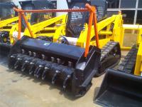 China CE SGS Skid Steer Track Loader With Heavy Duty Forestry Mulcher 100HP Engine for sale