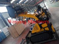 China Mini Crawler Skid Steer Loader 800mm Total Width Deliver To Australia for sale