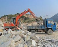China Four Wheel Drive Excavator 6 Ton Wheel Excavator For Salt Stone Cotton Industry for sale