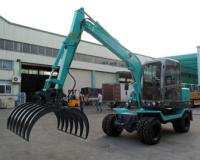 China Hydraulic Wheel Digger With Yuchai Supercharged Engine And Plunger Pump for sale