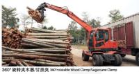 China Recyclable Scrap Equipment Wheel Excavator With Four Foot Steel Scrap Clamp for sale