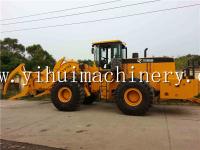 China WY978J 12 Ton Forklift Wheel Loader With Log Grapple For Big Diameter Wood Log for sale