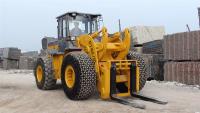 China 18 Ton 4 Wheel Forklift Loader With Pallet Fork With 175KW Weichai Engine for sale