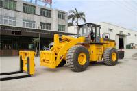 China 23 Ton Granite Wheeled Loading Shovel With Pallet Fork Cross Country Ability for sale
