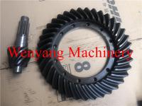 China 3ton  Wheel Loader Spare Parts 82214203 front Spiral bevel driven gear and pinion for sale