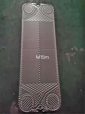 China Stainless Steel M15M Heat Exchanger Plates Gasket Temperature Resistant Surface for sale