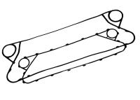 China Food Industry Heat Exchanger Gaskets 304 316L  Hastelloy Material Gasket NBR EPDM for sale