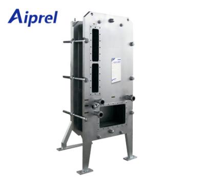 China Ti Plate Evaporator PHE Heat Exchanger Low Resistance Ripple For Climbing Film for sale