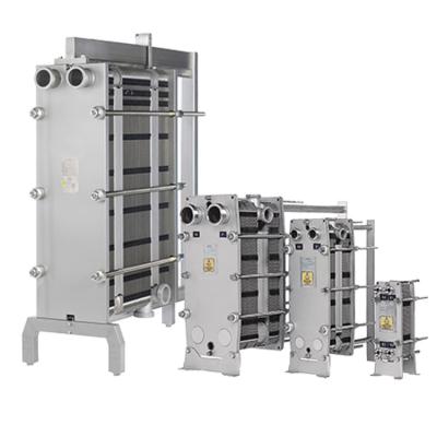 China Rising Film Gasketed Plate Heat Exchanger Electric Stacked Water To Water for sale