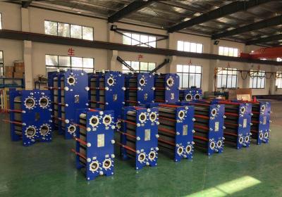 China Industrial Hot Water Plate Heat Exchanger For Wastewater Food Pharmacy Factory for sale