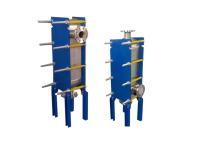 China Powerful  Commercial Plate Heat Exchanger , Plate Type Cooler  Ammonia Evaporation for sale