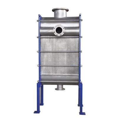 China All Welded Plate Heat Exchanger Square Type For Water To Water Evaporator for sale