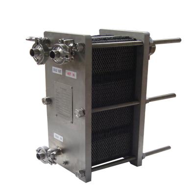 China 316 Stainless Steel Plate Heat Exchanger Steel Carbon Frame EPDM  Gasket for sale