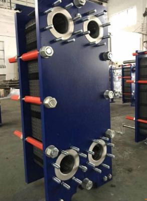 China Steel Carbon Frame Gasketed Plate Heat Exchanger Bt Series Blue Color For Swimming Pool for sale