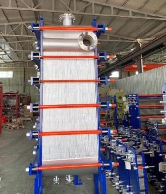 China SS All Welded Plate Frame Heat Exchanger , Plate Shell Heat Exchanger for sale