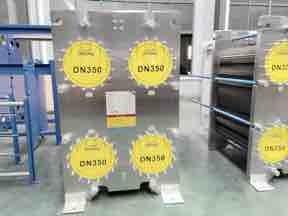 China 0.5mm Plate Hvac 1.0MPa 50m3/H Coil Heat Exchanger for sale