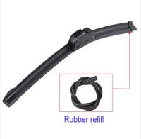 China Flexible Precision Parts Wiper Blades Rectangular Custom Windshield Wipers Silver for sale