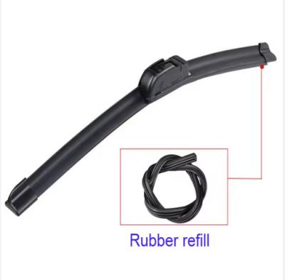 China Flexible Precision Parts Wiper Blades Rectangular Custom Windshield Wipers Silver for sale