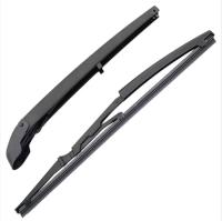 China Black Composite Wiper Blade Low Noise Auto Wiper Blade Flexible For Clear Visibility for sale