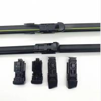 China Customized Auto Windshield Wipers Black Quiet Wiper Blades Various Sizes for sale