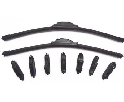 China Durable 18 Inch Windshield Wiper Blades Easy Installation Silicone Car Wipers Low Noise for sale