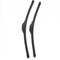 China 2 Pieces Wiper Blade Rubber Strip Customized Car Window Wiper Rubber With Noise Reduction for sale