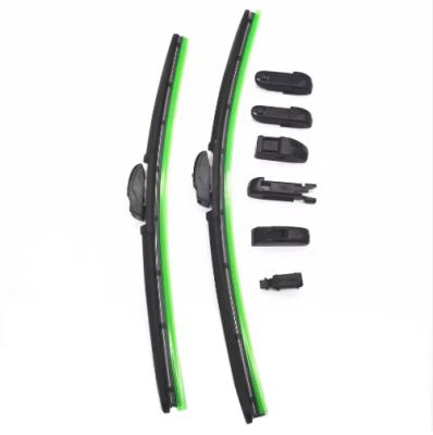 China All Weather Boneless Wiper Blade Universal Windshield Wiper Blades Black for sale