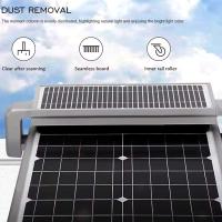 China Automatic Cleaning Monocrystalline Silicon Solar Panels with All Aluminum LED Street Light 80W for sale