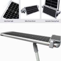 China Automatic Cleaning Monocrystalline Silicon Solar Panels with All Aluminum LED Street Light 80W for sale