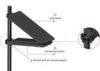 China 120W Solar Integrated Outdoor Charging Large Capacity Battery Super Bright Solar LED Light for sale