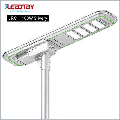 China All In One Integrated Solar Street Lights 100W 230Lm/W Weather Resistant IP65 for sale