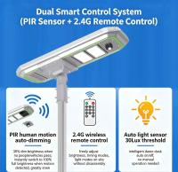China Outdoor Integrated Solar Street Lights 80W European Road Lighting Color Temperature for sale