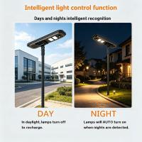 China 60W Integrated Solar Street Lights 230Lm/W Ultra High Energy Efficiency LED Chip 5000K for sale
