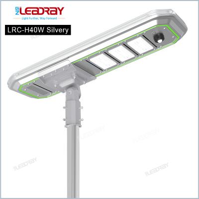 China 40W Integrated Solar Street Lights 7200Lm High Lumen Output PIR Motion Sensor IP65 Road Lamp for sale