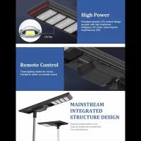 China LED Solar Street Light 12.8V 615Wh All In One Solar Street Lamps for sale