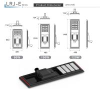 China Auto Sensor Camping Grounds All Weather Solar Street Light 80W for Smart City for sale