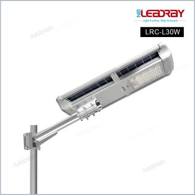 China 30W Solar Street Light IP65 Waterproof High Efficiency 3030 LED All Weather Design for sale