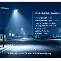 China LR-MH4 Split Solar LED Street Light 20W/40W 5050 Chips Die Cast Aluminum for Municipal Lighting Projects for sale