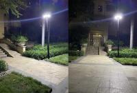 China Solar Garden Lights LR-TYD 100W/200W UFO Integrated 5730SMD IP65 360 Degree Remote Control for sale