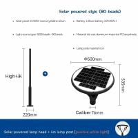China 20W 30W European Garden Light Q235 Steel IP65 3030 LED Courtyard Road Outdoor Landscape for sale