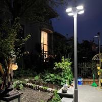 China 3000 Lumen Garden Lights IP65 Waterproof Aviation Aluminum Solar Outdoor System Lamp for sale